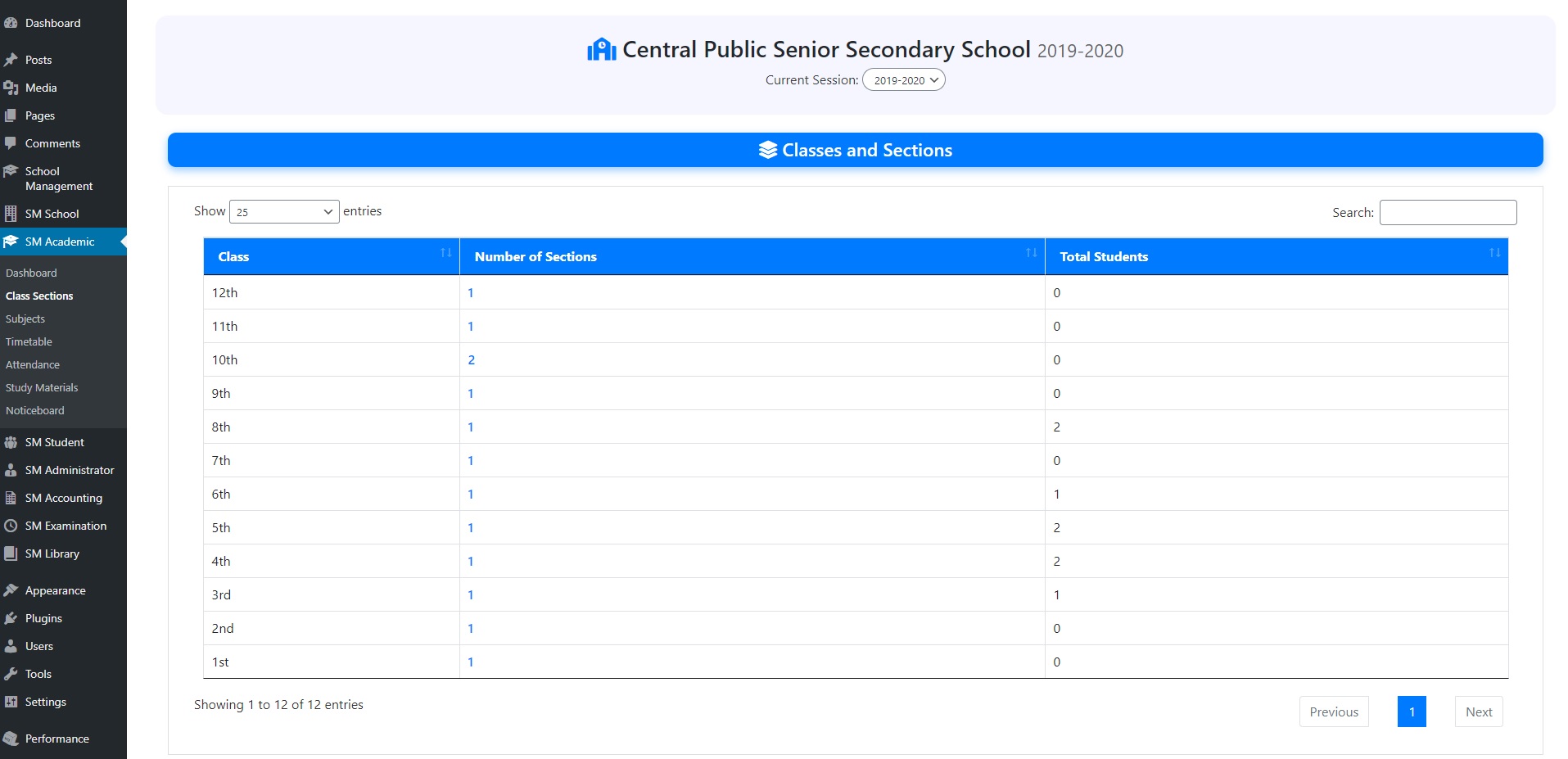School Management - Education & Learning Management system for WordPress by weblizar